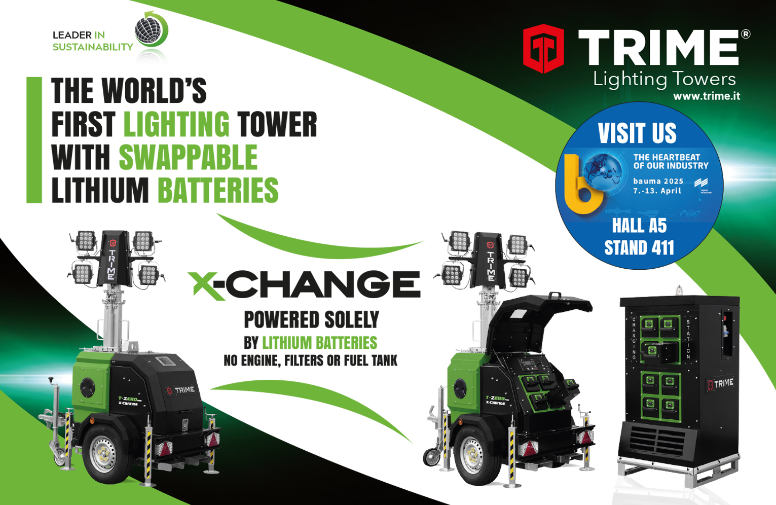 Trime to display ‘world-first’ lighting tower at Bauma